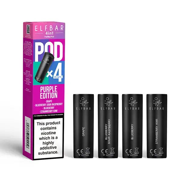 Elf Bar 4-in-1 Prefilled Pods | 99p – Washington Vapes UK