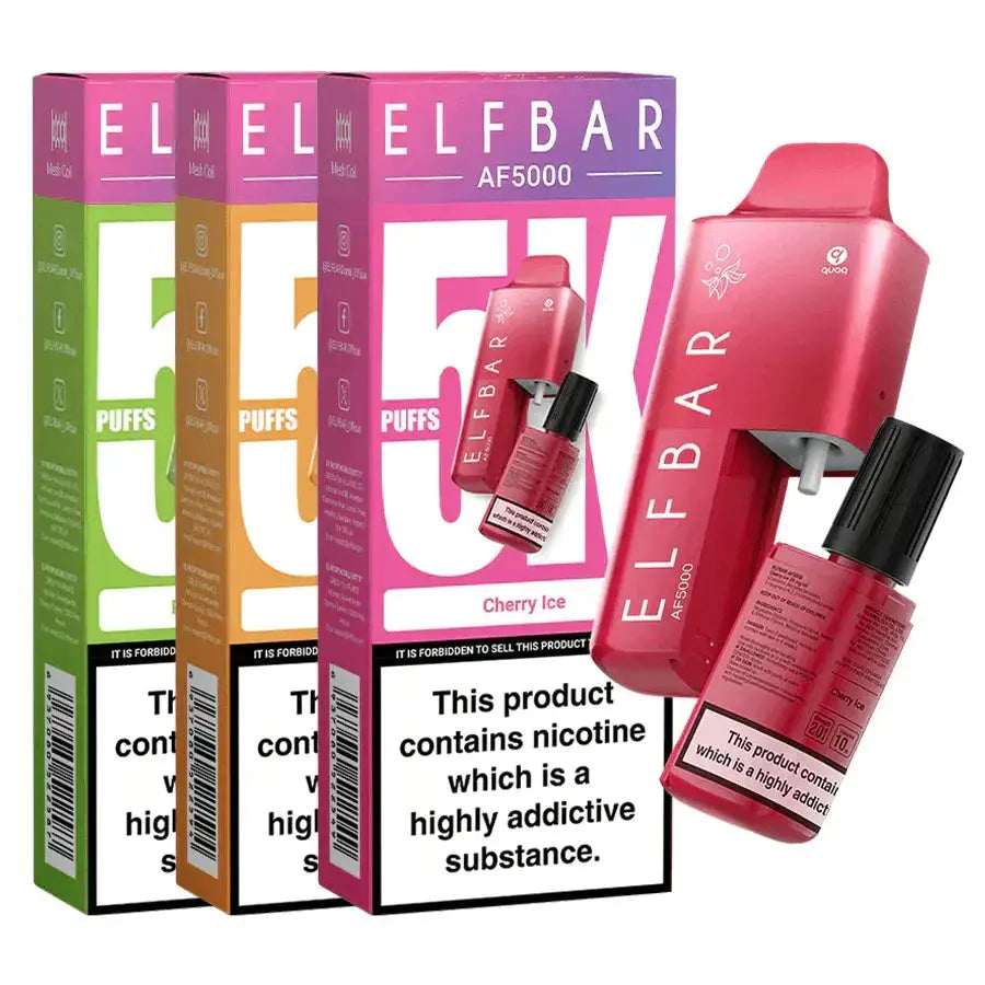 Elf Bar AF5000 Prefilled Vape Kit – 5000 Puffs | 0.99p – Washington ...