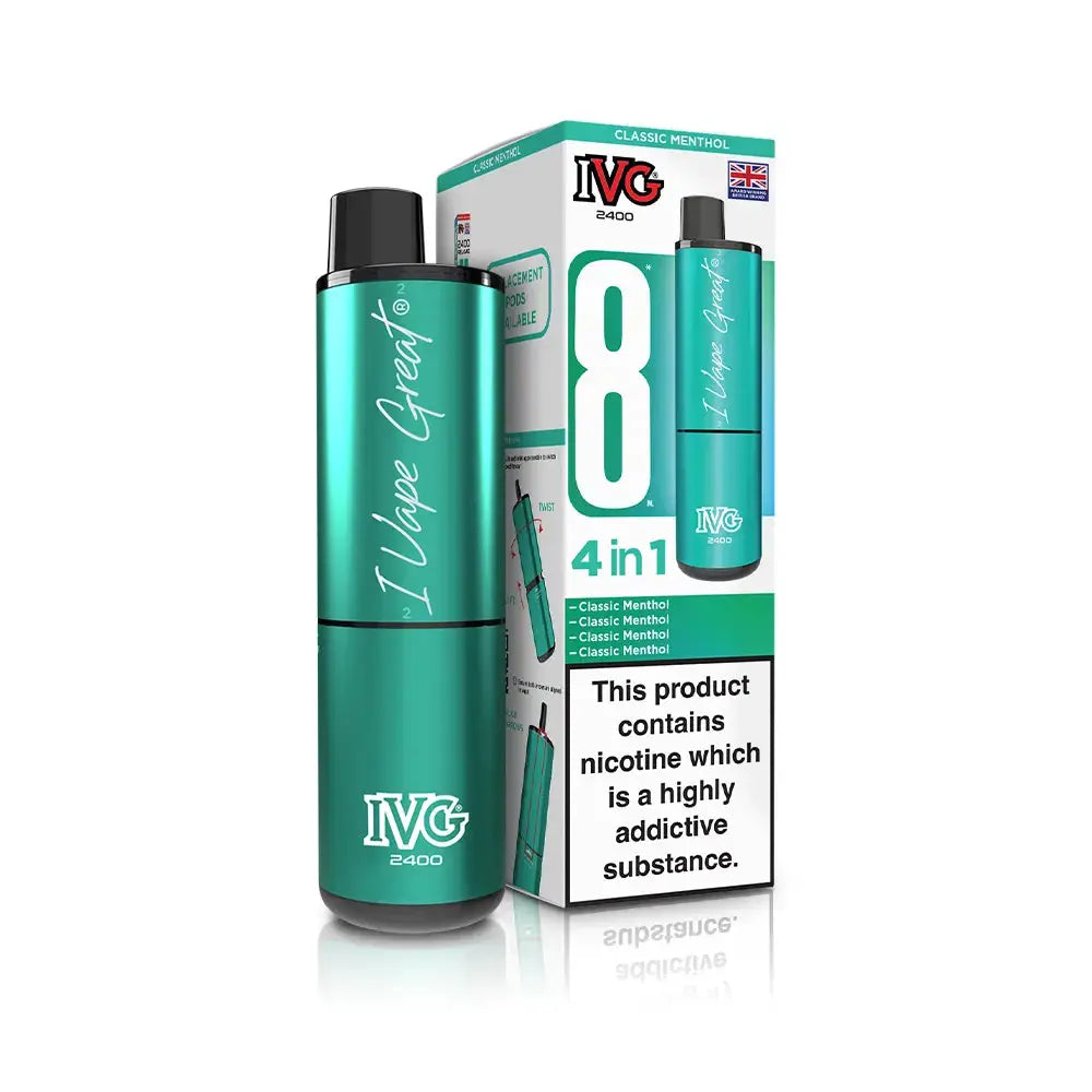 IVG 2400 Rechargeable Vapes | 5-Pack | UK’s Best Prices – Washington ...