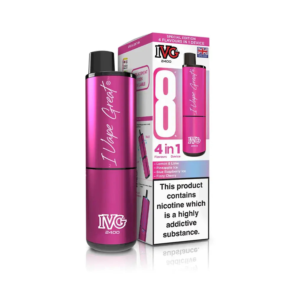 IVG 2400 Rechargeable Vapes | 5-Pack | UK’s Best Prices – Washington ...