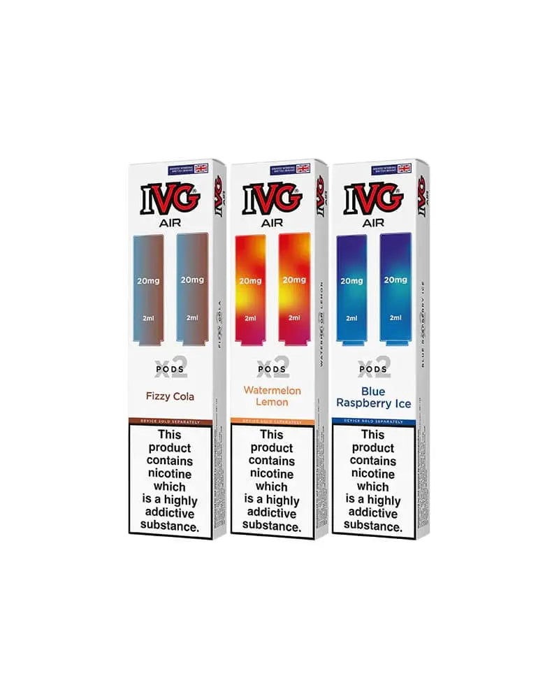 IVG Air Pods Dual Pack | Any 4 for £10.99- UK Best Price – Washington ...